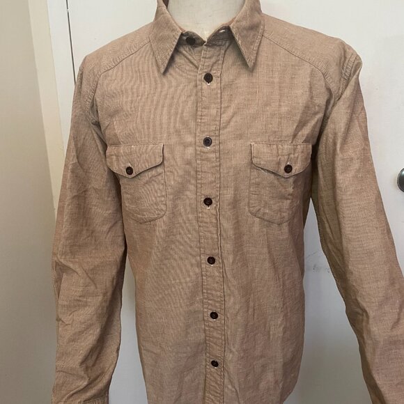 Frye | Sweaters | Frye Mens 2xl Brown Corduroy Long Sleeve Buttondown ...